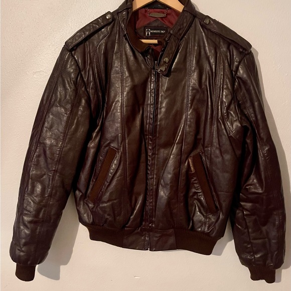 Members Only | Jackets & Coats | Vintage Mens Members Only Leather ...